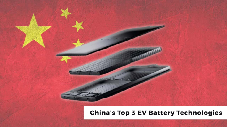 China’s Top 3 EV Battery Technologies